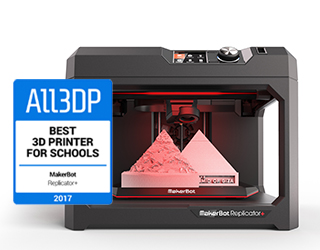 MakerBot Replicator+, the best 3D printer for schools 2017. - Alloys